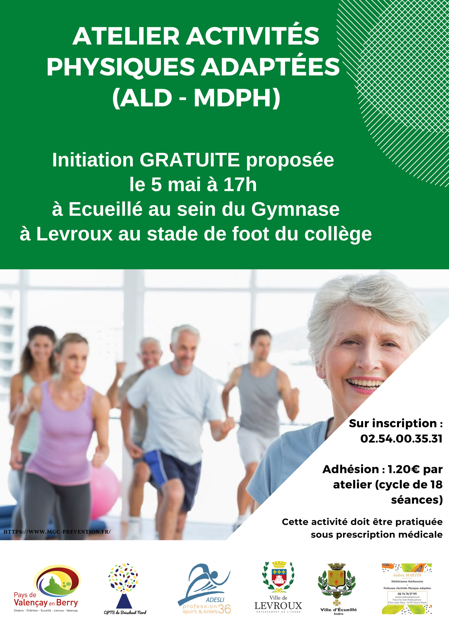 Ateliers activités physiques adaptées | Département de l'Indre